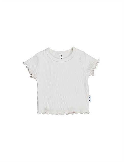 Hux Baby Almond Milk Rib Tee – Mod Bodz Children’s Boutique