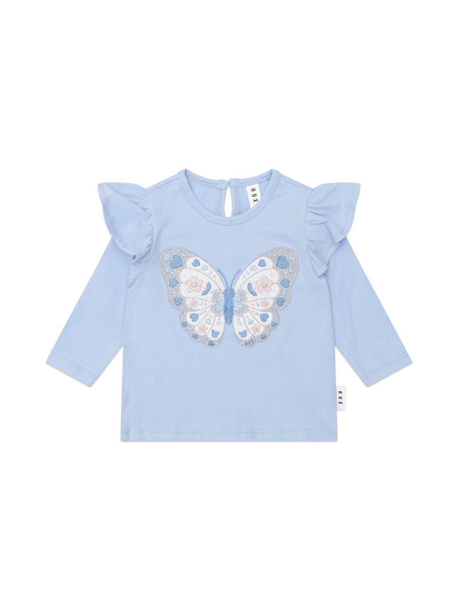 Hux Baby - Butterfly Frill Top – Mod Bodz Children’s Boutique